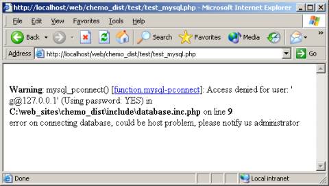 Chemical Inventory : Chemoventory MySql Installation notes